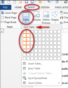 Inserting and Formatting a Table with a Formula in MS Word – Helpful ...