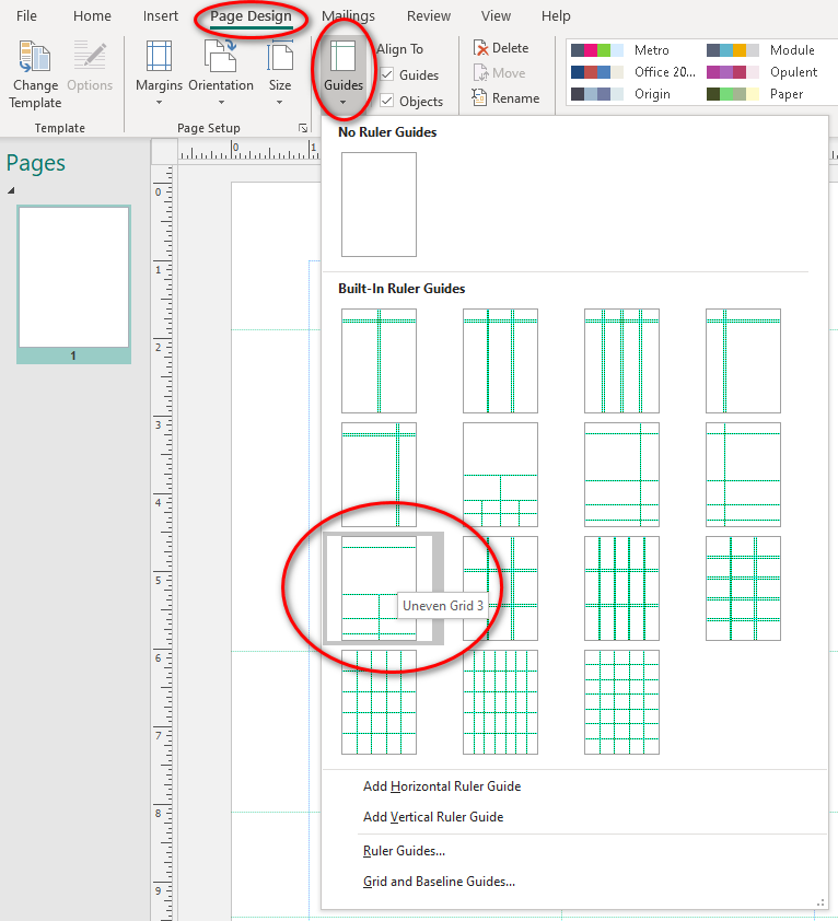 Publisher – Using Guides to Line It Up – Helpful Office Tips
